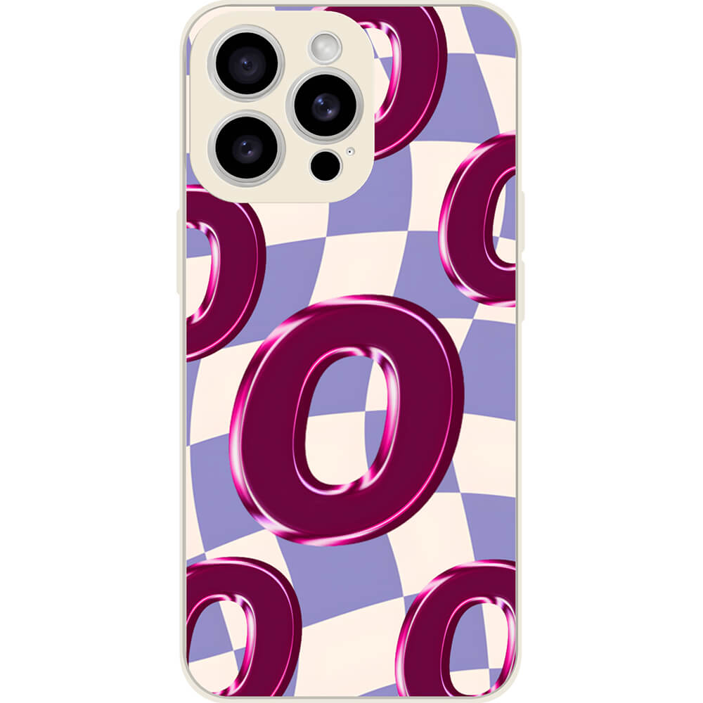 Letter O Purple - Customizable Case For iPhone - CaseStudee