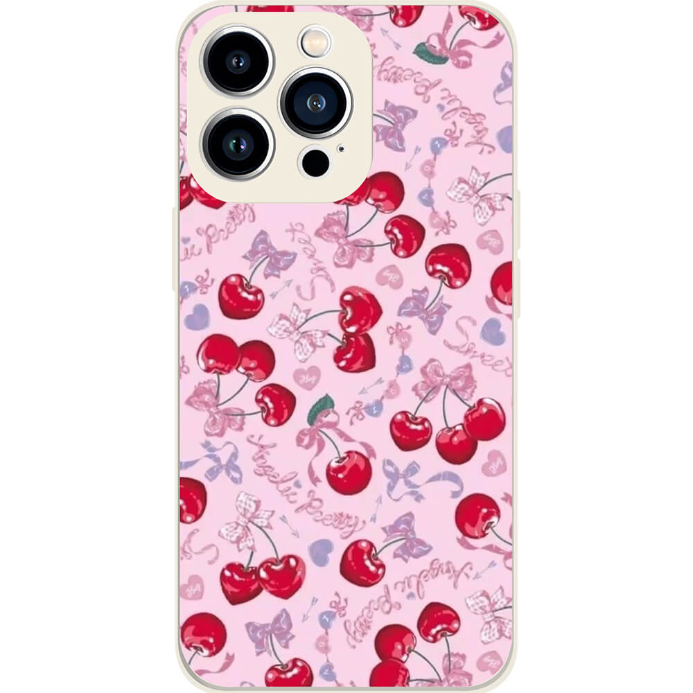 Pink Cherry - Customizable Case For iPhone - CaseStudee