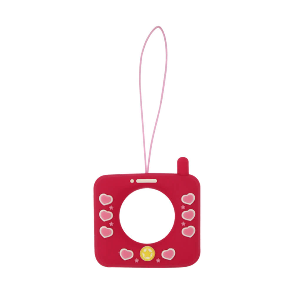 Cute Pink Camera Silicone Phone Ring Strap - CaseStudee